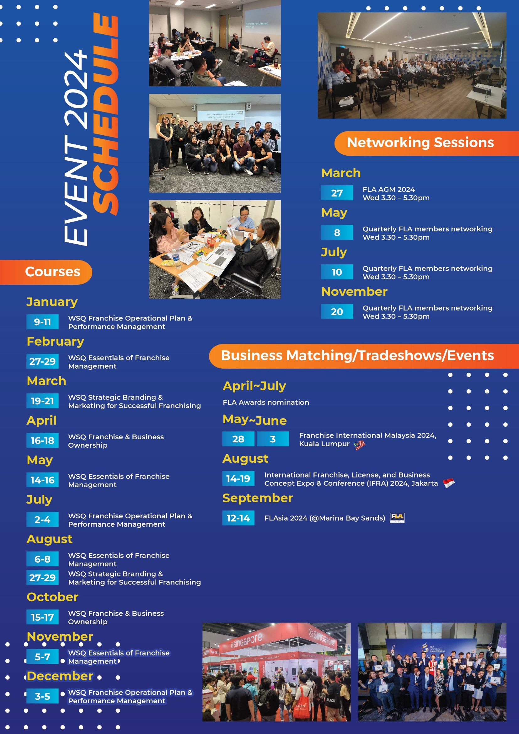 FLA Calendar - Franchising and Licensing Association Singapore FLA